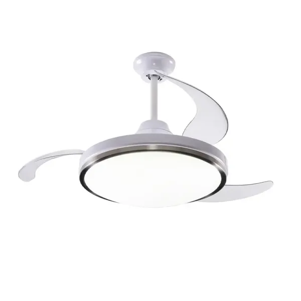 Modern Invisible Retractable Ceiling Fan With LED Light